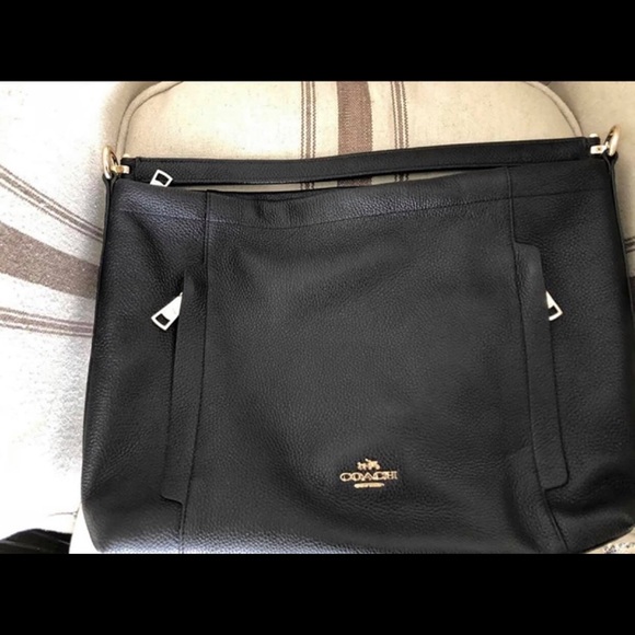 Coach | Bags | Leather Coach Hobo Shoulder Bag Medium Size | Poshmark